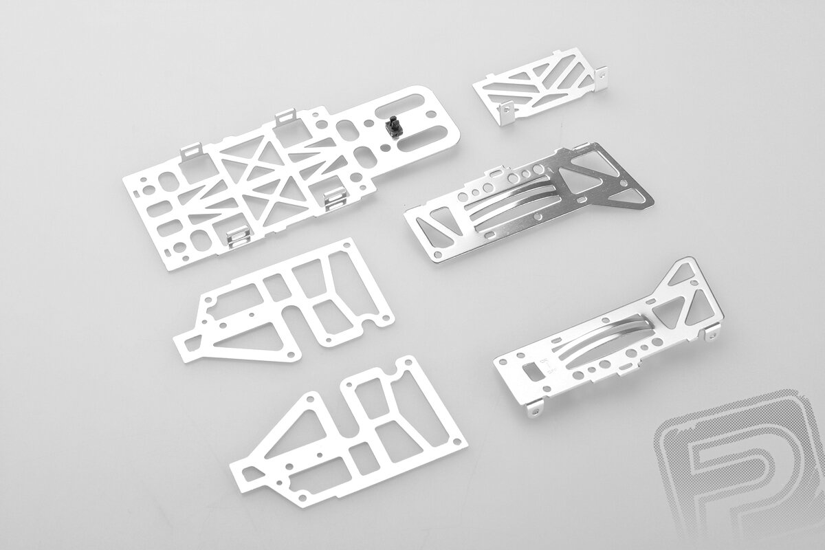 Aluminiumchassis passend zu RC-System Straton und Stratos - HEPF Mode