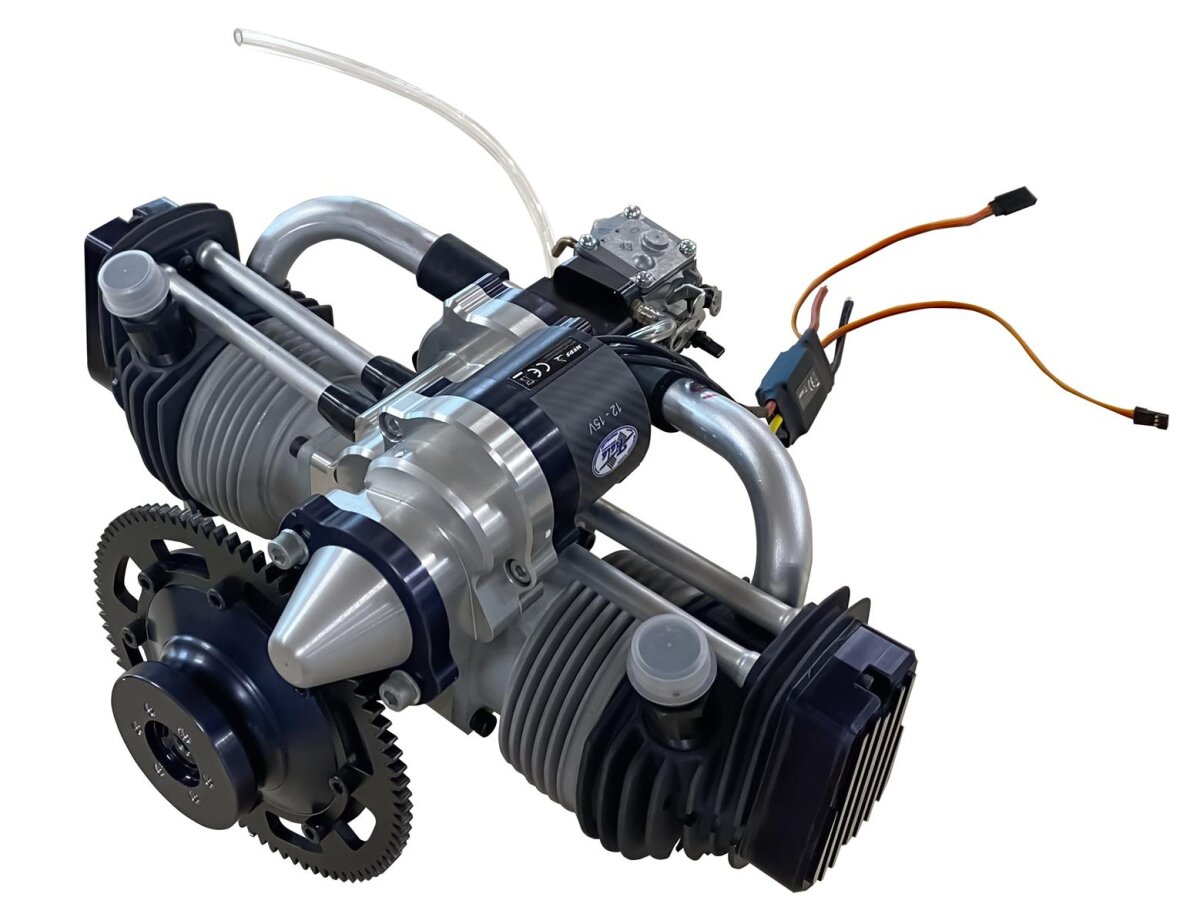 Fiala FM210B2-FS 4-Takt Benzin Boxermotor 210ccm - HEPF Modellbau