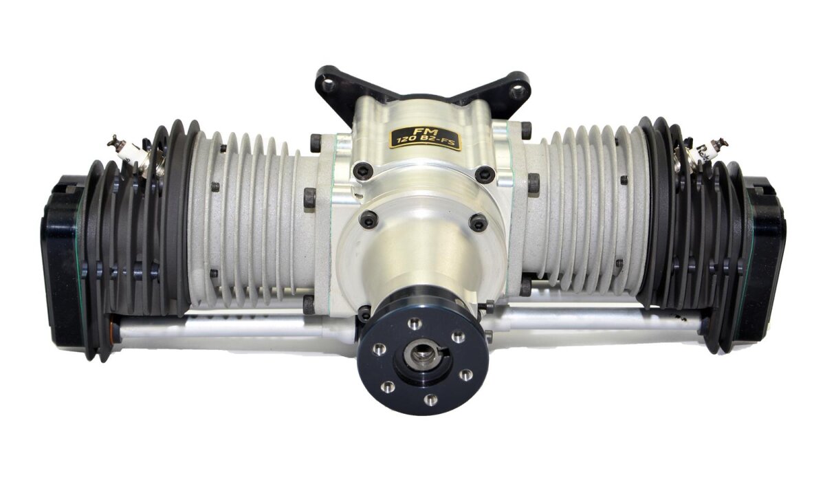 Fiala FM120B2-FS 4-Takt Benzin Boxermotor 120ccm - HEPF Modellbau
