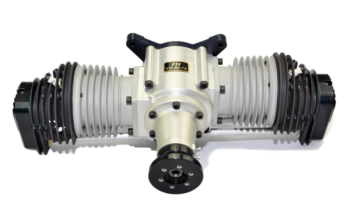 Fiala FM210B2-FS 4-Takt Benzin Boxermotor 210ccm - HEPF Modellbau