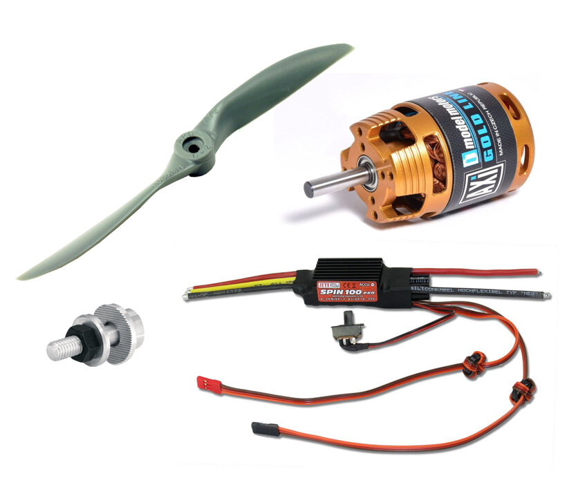 AXI Antrieb für Bullet bzw. Sundowner, mit Jeti Spin - HEPF Modellbau