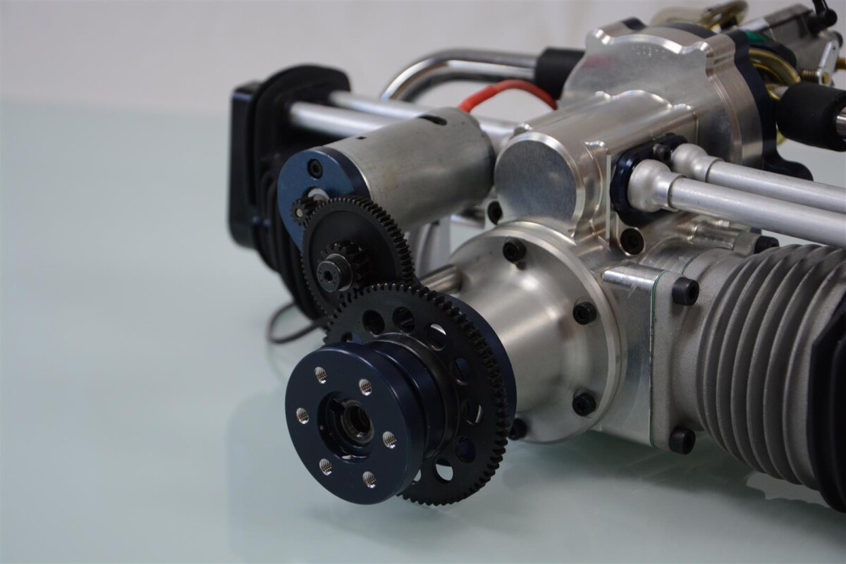 Fiala FM140B2-FS 4-Takt Benzin Boxermotor 140ccm mit Elektro Starter