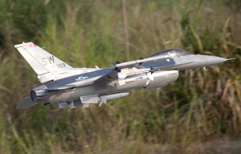 Freewing F-16 90mm grau KIT - HEPF Modellbau